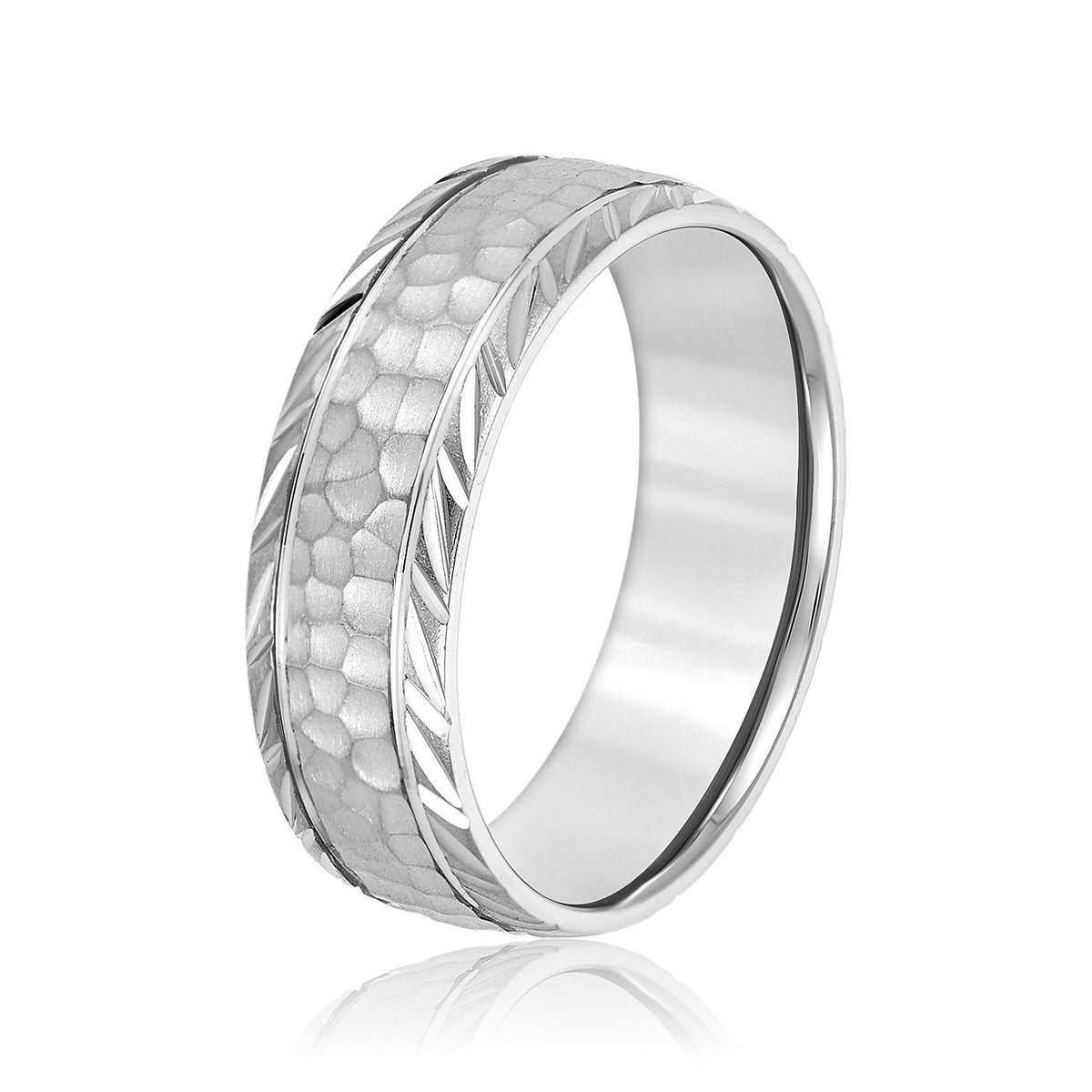 Xander Men's Wedding Band | Mikado Diamonds