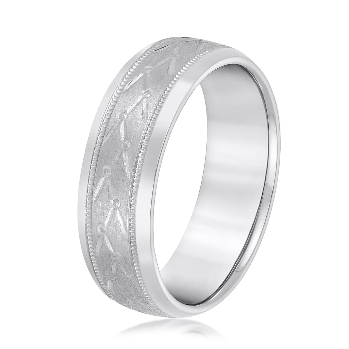 Mathew Men's Wedding Band | Mikado Diamonds